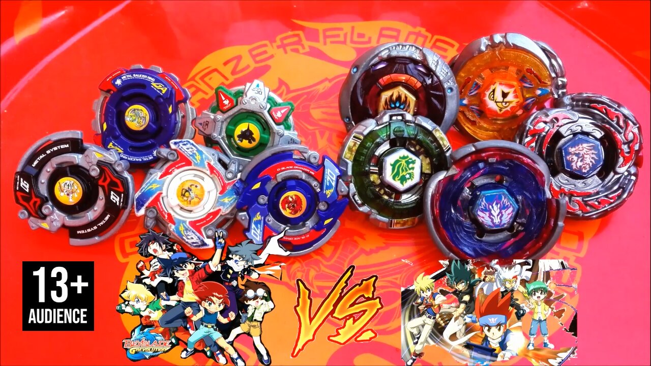 BLADEBREAKERS vs 4 SEASONS BLADERS - EPIC TEAM BEYBLADE BATTLE : HMS vs ...