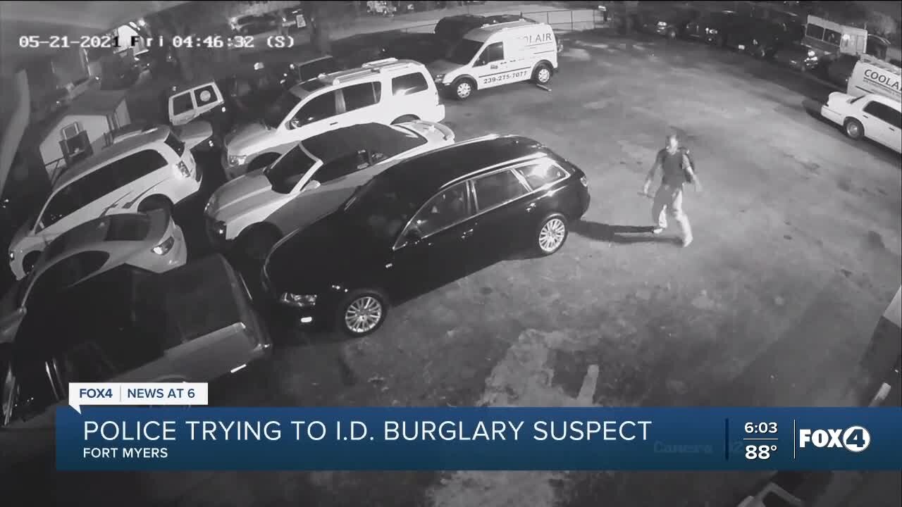 Fort Myers Police trying to identify burglary suspects Fort Myers Police trying to identify burglary suspects