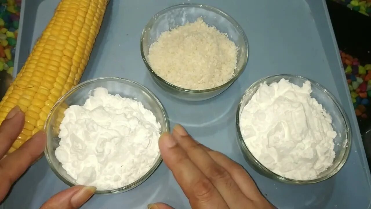 Cornstarch,Corn Meal & Arrowroot।Difference Between Cornstarch ,Corn ...