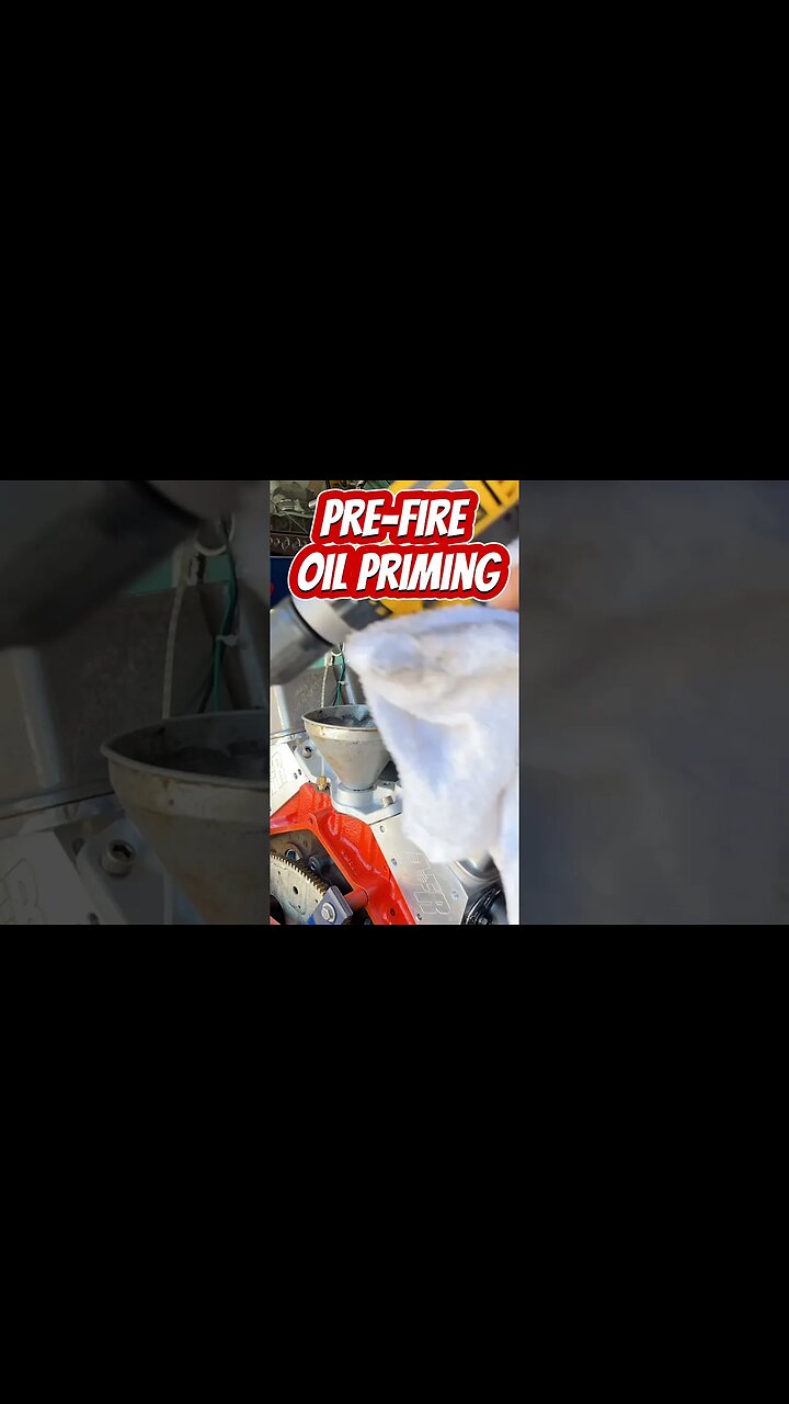 Engine Pre-Fire Oil Priming #shorts