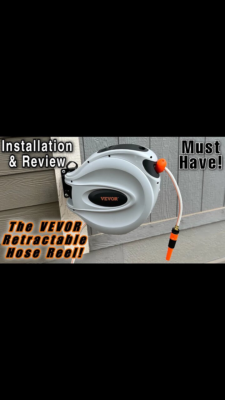 The VEVOR Retractable Hose Reel! Review & Installation