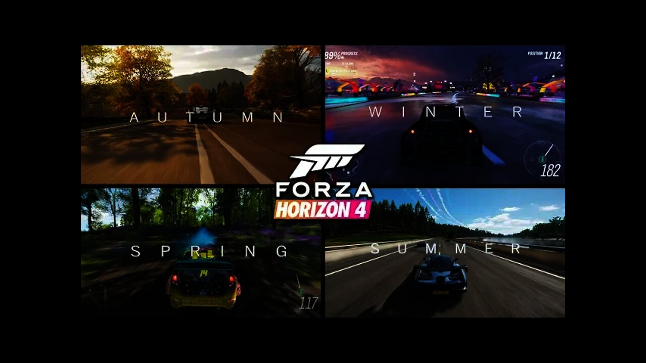 Forza Horizon 4 - All 4 Seasons Gameplay (THIS GAME IS SO GORGEOUS!)