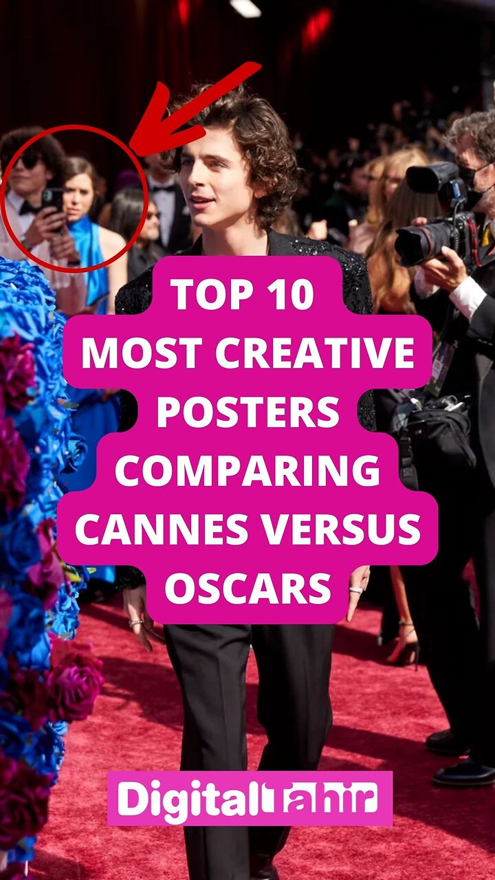 Top 10 Most Creative Posters Comparing Cannes vs Oscars