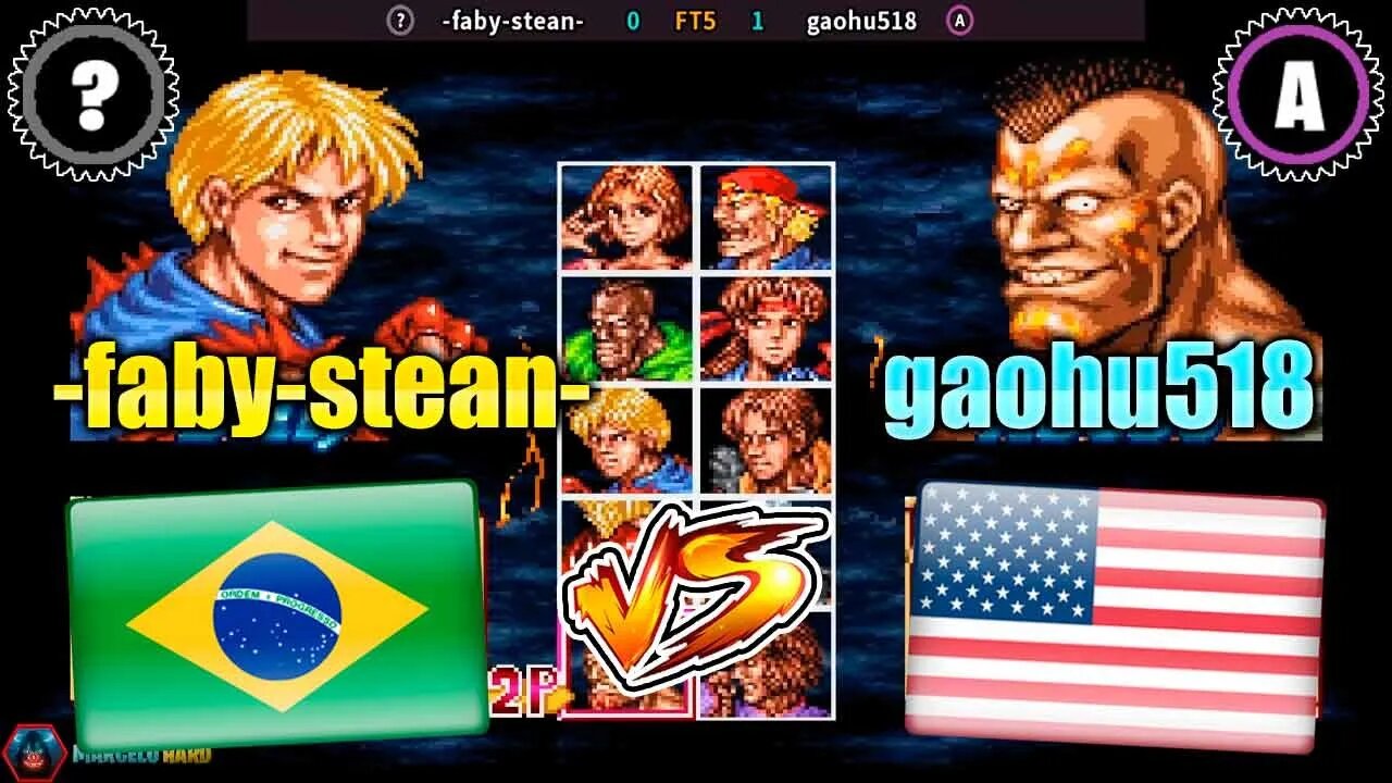 Double Dragon (-faby-stean- Vs. gaohu518) [Brazil Vs. U.S.A.]