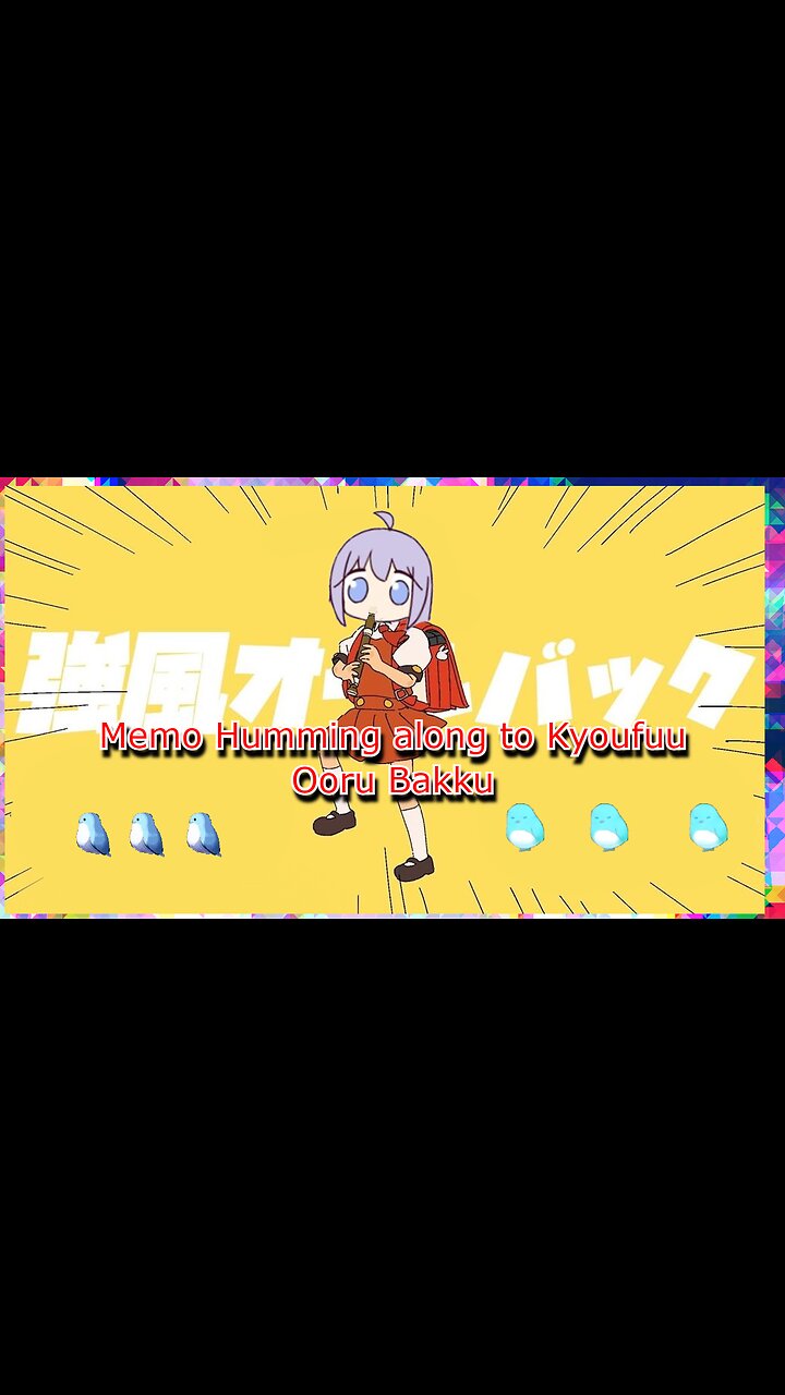 Vtuber utakata memory Humming along to Kyoufuu Ooru Bakku music ...
