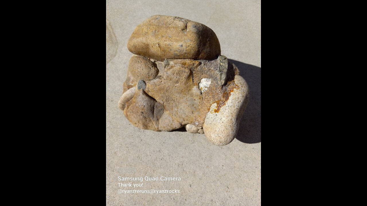 Big lump of miscellaneous rocks!