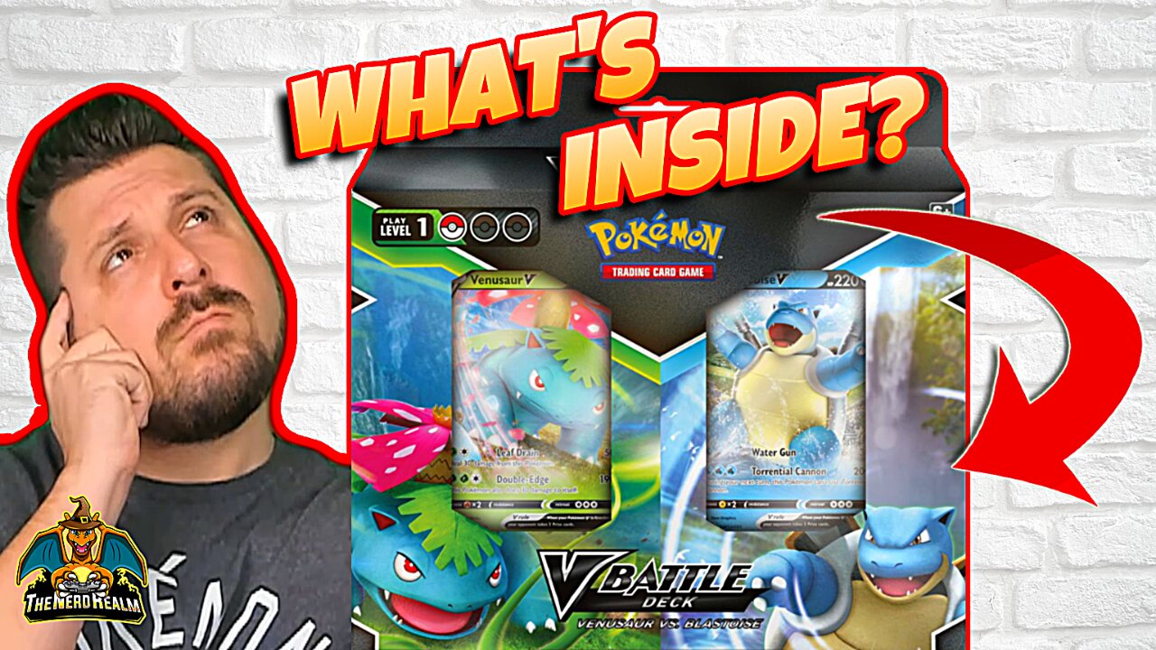 What's Inside? | V Battle Deck (Venusaur vs Blastoise) | Pokemon Cards ...