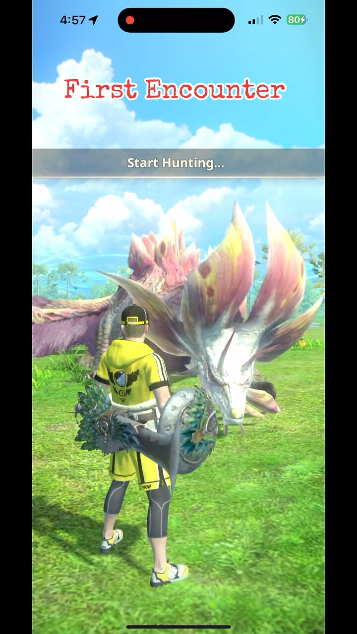 My First Encounter With Mizutsune! #Monsterhunter # #monsters