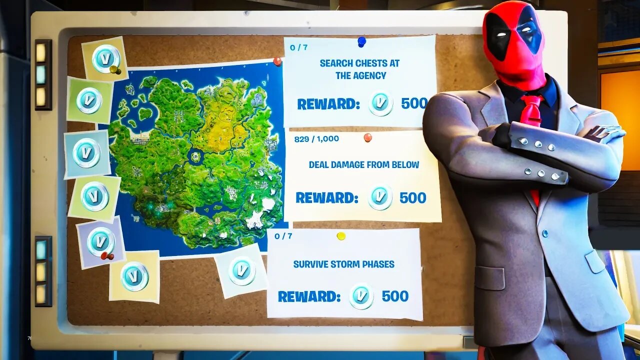 Introducing - Agent Deadpool | Fortnite (New Boss, Mythic Weapon ...