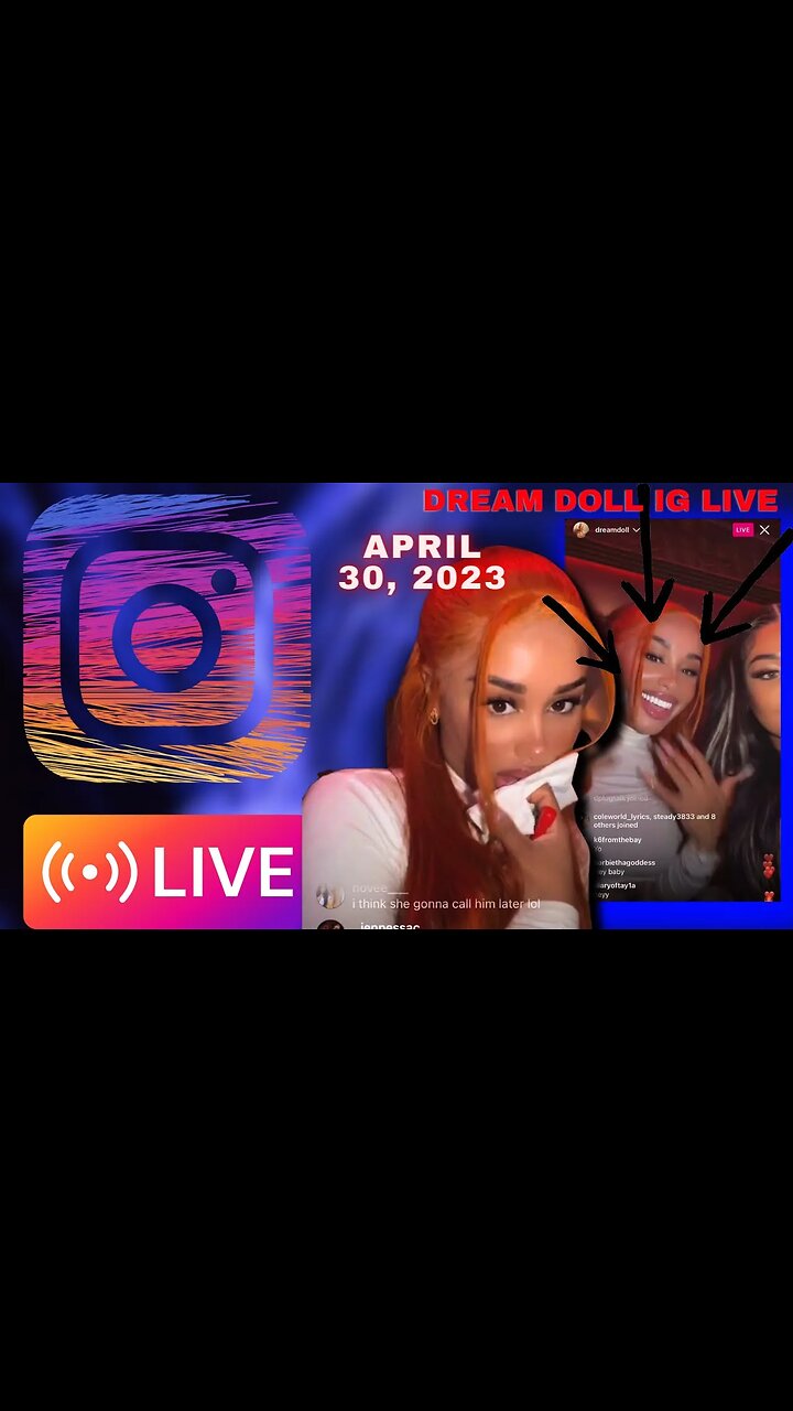 DREAM DOLL IG LIVE: Dream doll Drunk In The Club With Her Gorgeous Girl ...