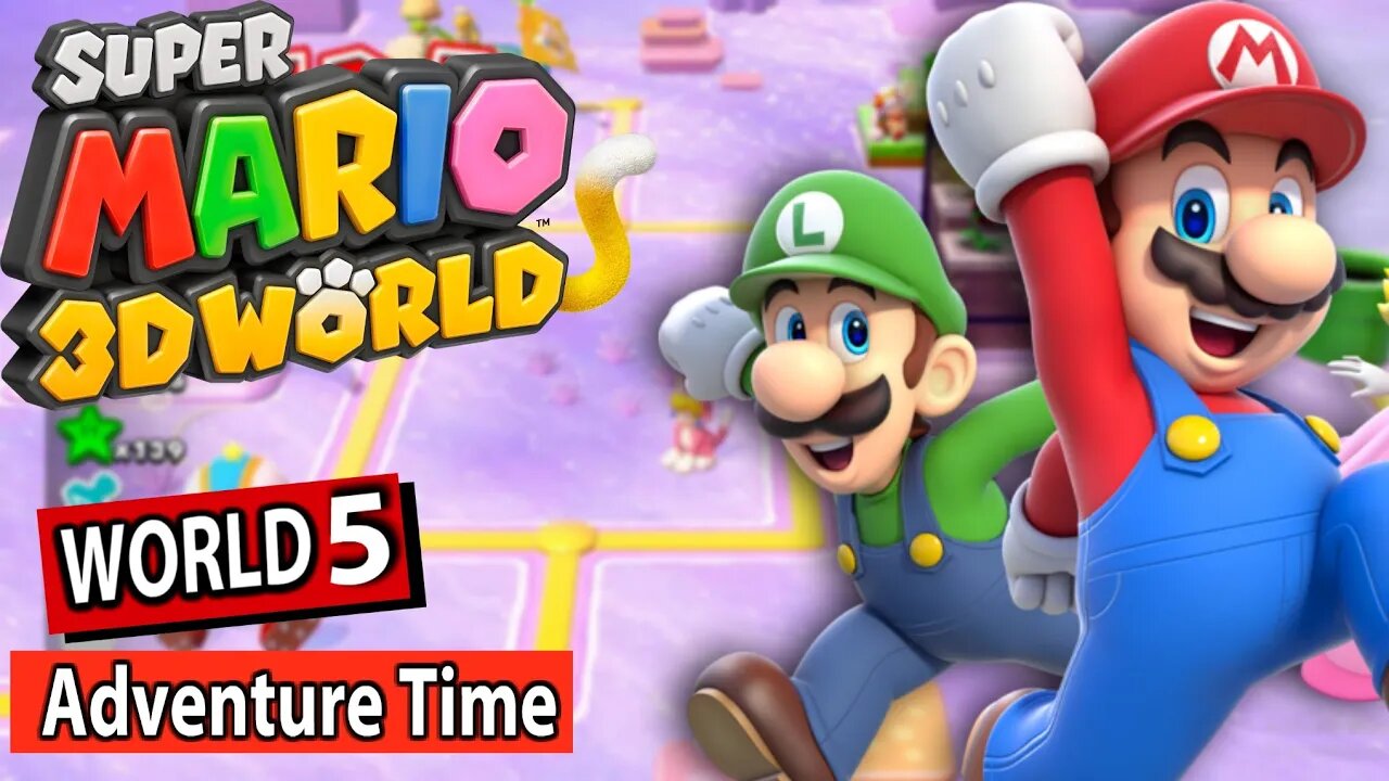 Super Mario 3d World Gameplay Walkthrough 100 World 3 No Commentary