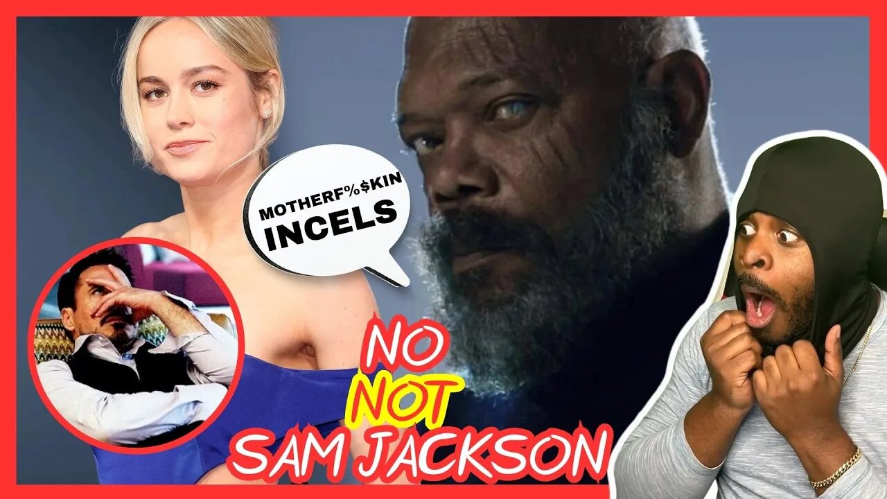 Samuel L Jackson Attacks Fans For Brie Larson | "Incel Dudes"