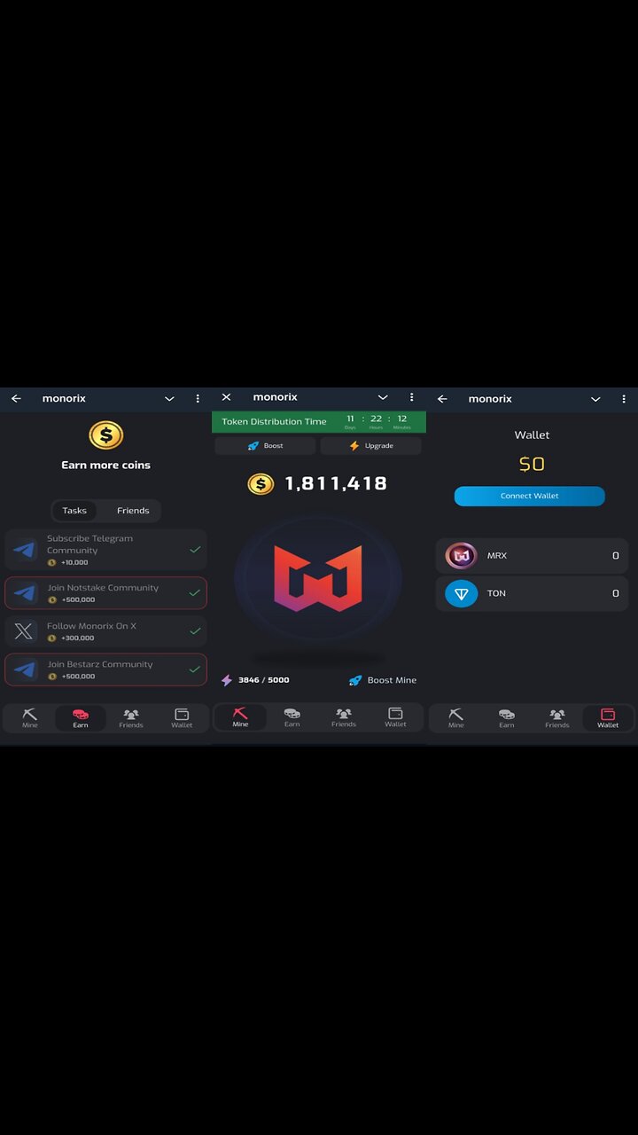 Monorix | Tap To Earn Free Monorix Tokens | Join And Get 500 000 $MRX ...