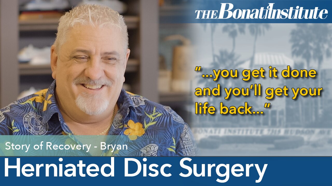 Herniated Disc Surgery | Bryan's Story