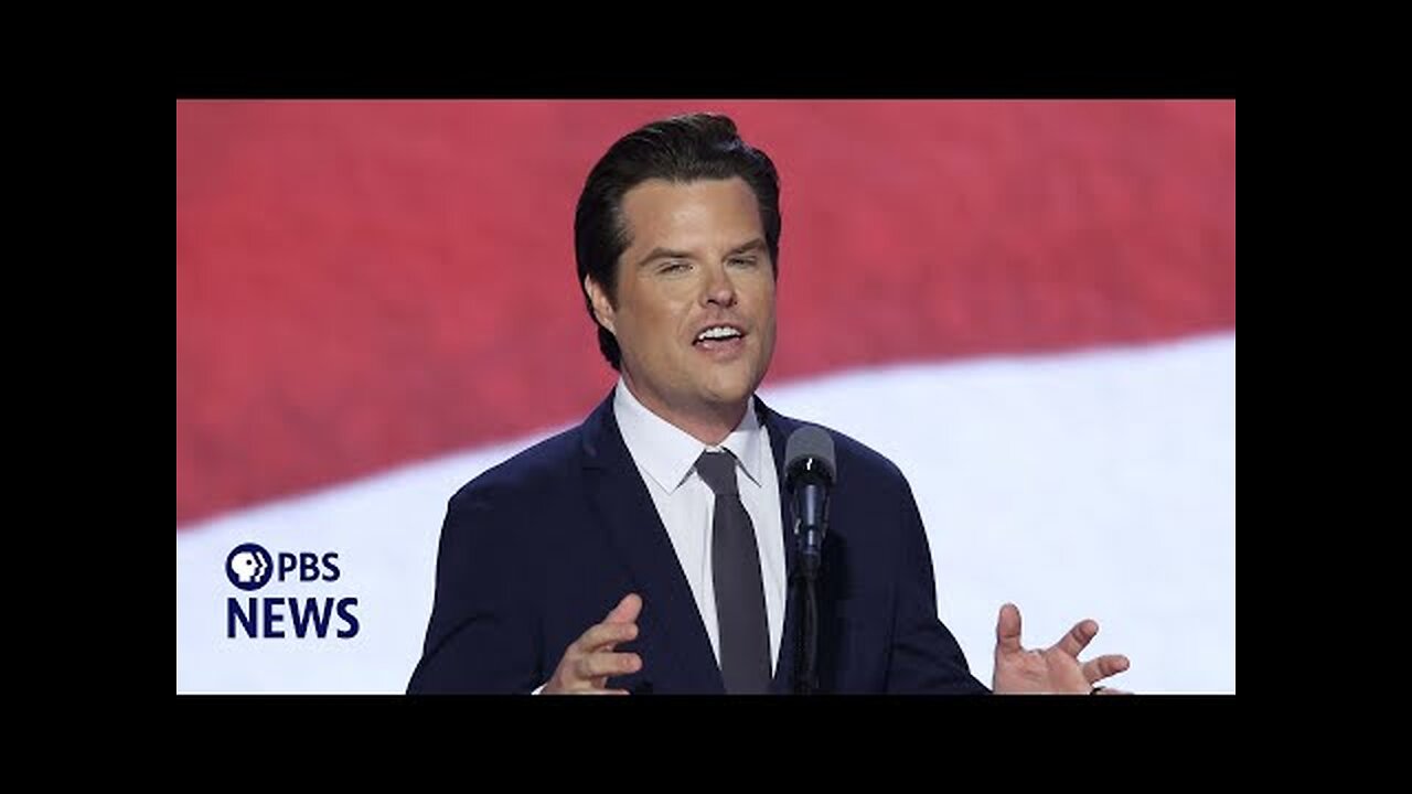 WATCH: Rep. Matt Gaetz speaks at 2024 Republican National Convention ...