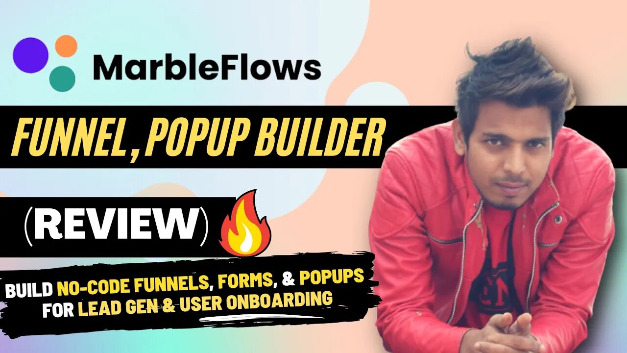 MarbleFlows Review & Demo - Build No-code Funnels, Forms, Popups for lead gen & user onboarding