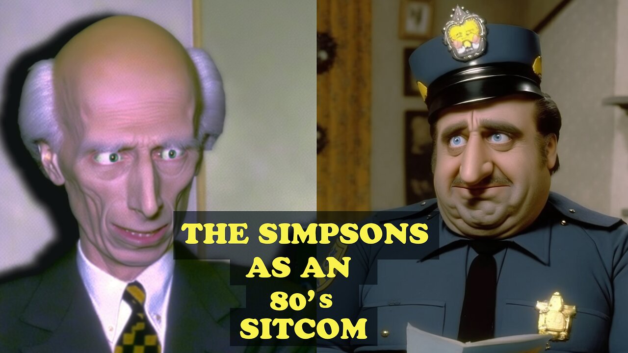 The Simpsons as an 80's Sitcom #thesimpsons #AI #Midjourney #80ssitcom ...