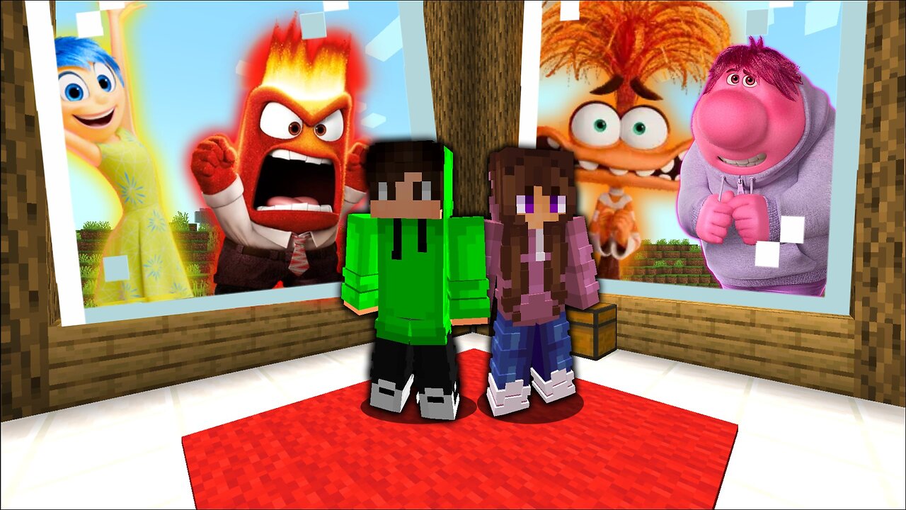 INSIDE OUT 2! JOY.EXE 3AM VS Family Minecraft House!