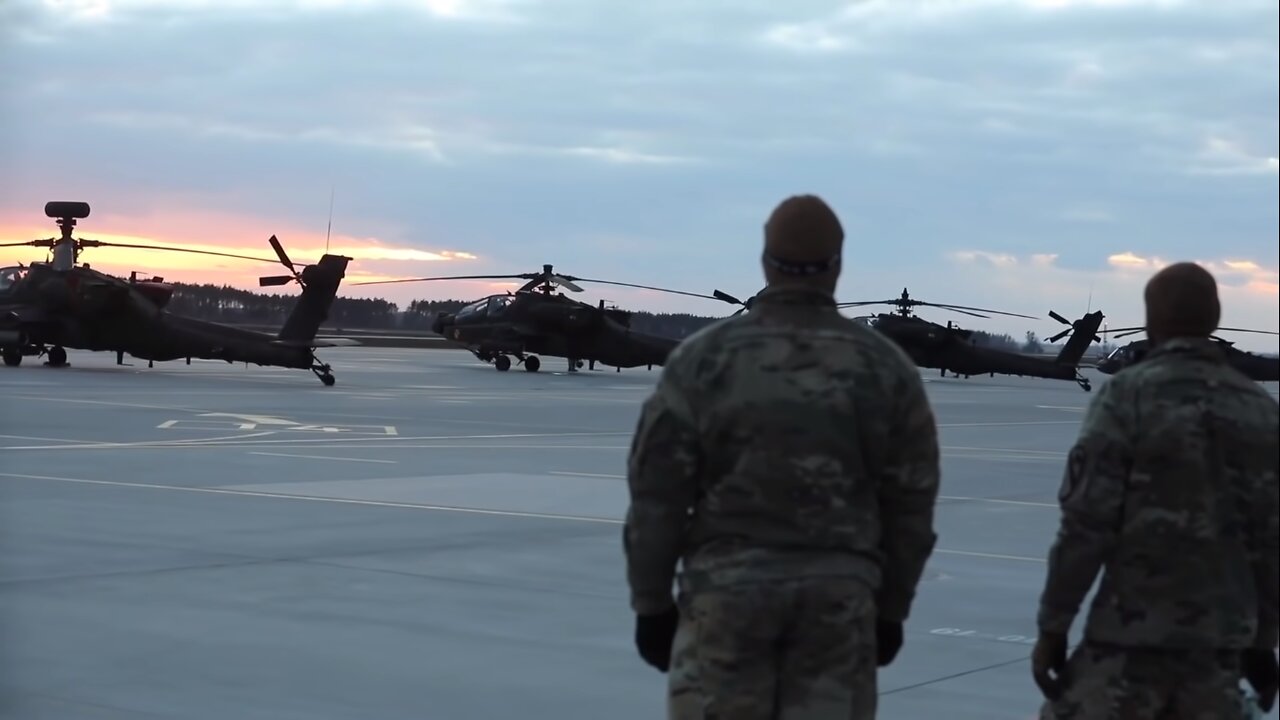 🔴 Ukraine War - U.S. AH64 Apache Attack Helicopters Deployed To Poland ...