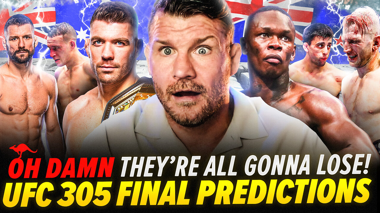 BISPING picks UFC 305: Du Plessis vs Adesanya "THEY WILL ALL LOSE ...