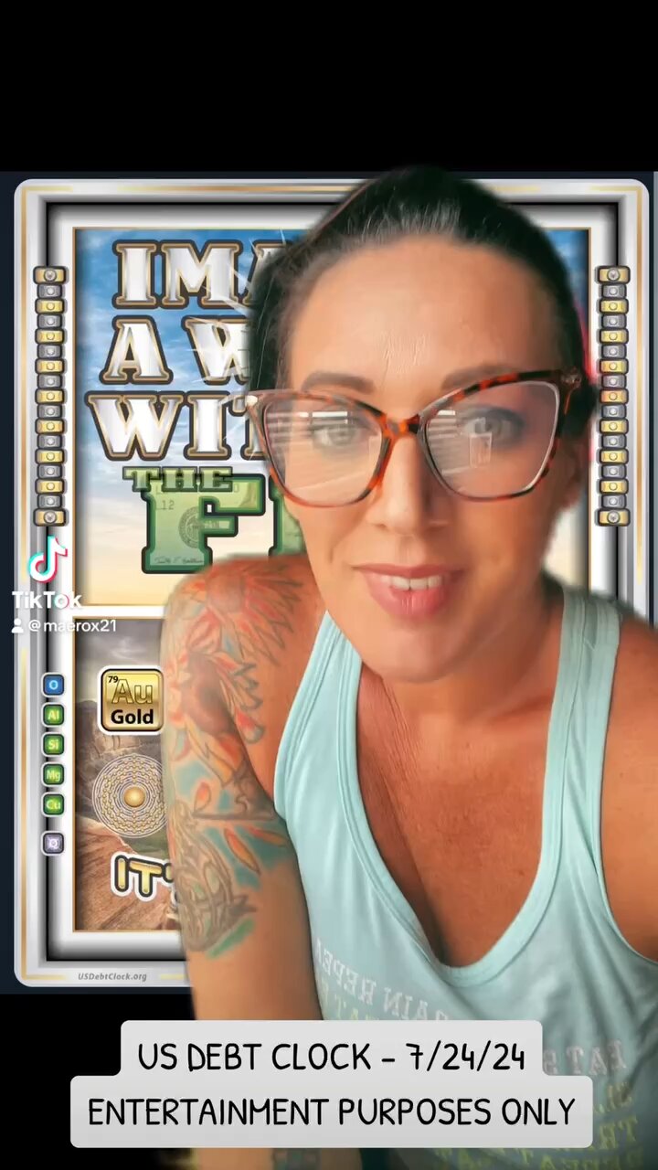 US DEBT CLOCK DECODE - 7/24/24 🇺🇸🇺🇸🇺🇸 IMAGINE A W🌎RLD WITHOUT THE FED ...