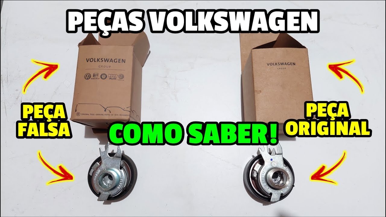 SAIBA IDENTIFICAR PEÇAS FALSAS VOLKSWAGEN COMPRADAS PELA INTERNET