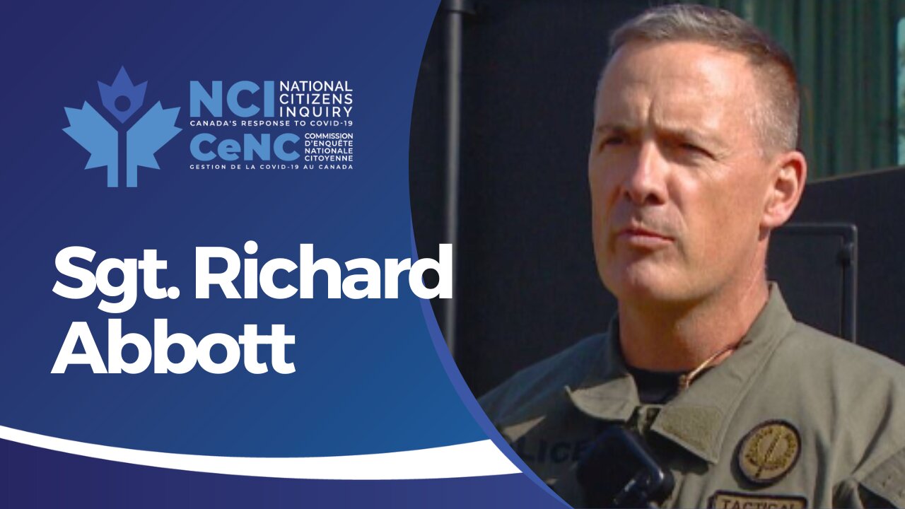 Sgt. Rick Abbott's Testimony on Lawful Assembly and Bold Leadership ...
