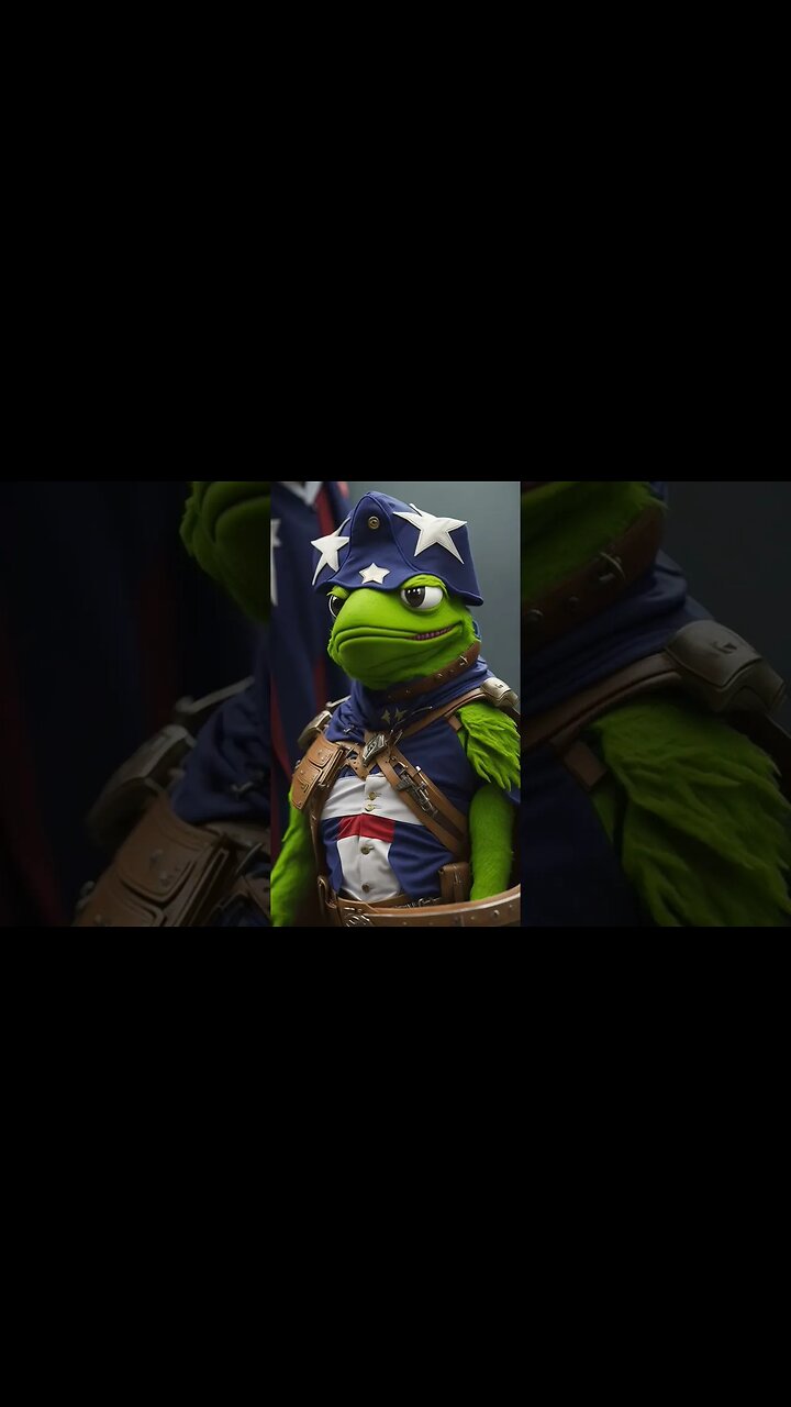 Kermit the Frog as Captain America #funny #shorts