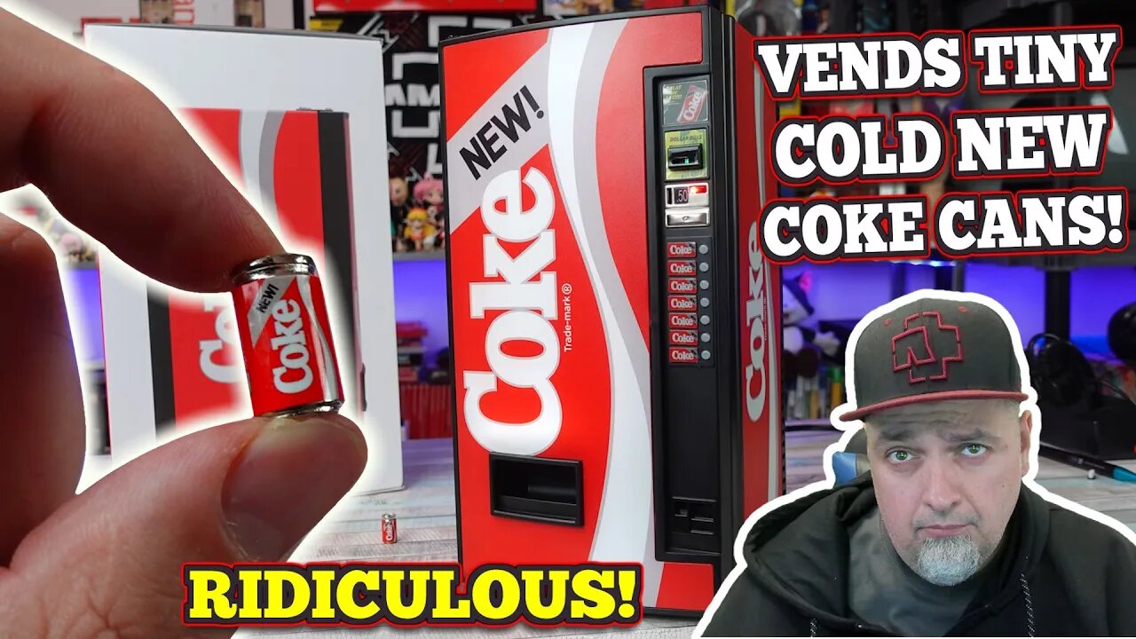 This Is Ridiculous But COOL! Replica NEW Coke Vending Machine For Your ...