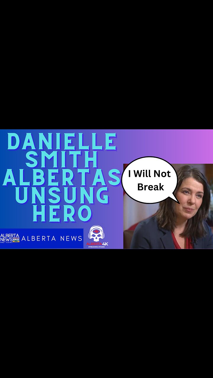 Danielle Smith is Albertas hero & is the real success story during our ...