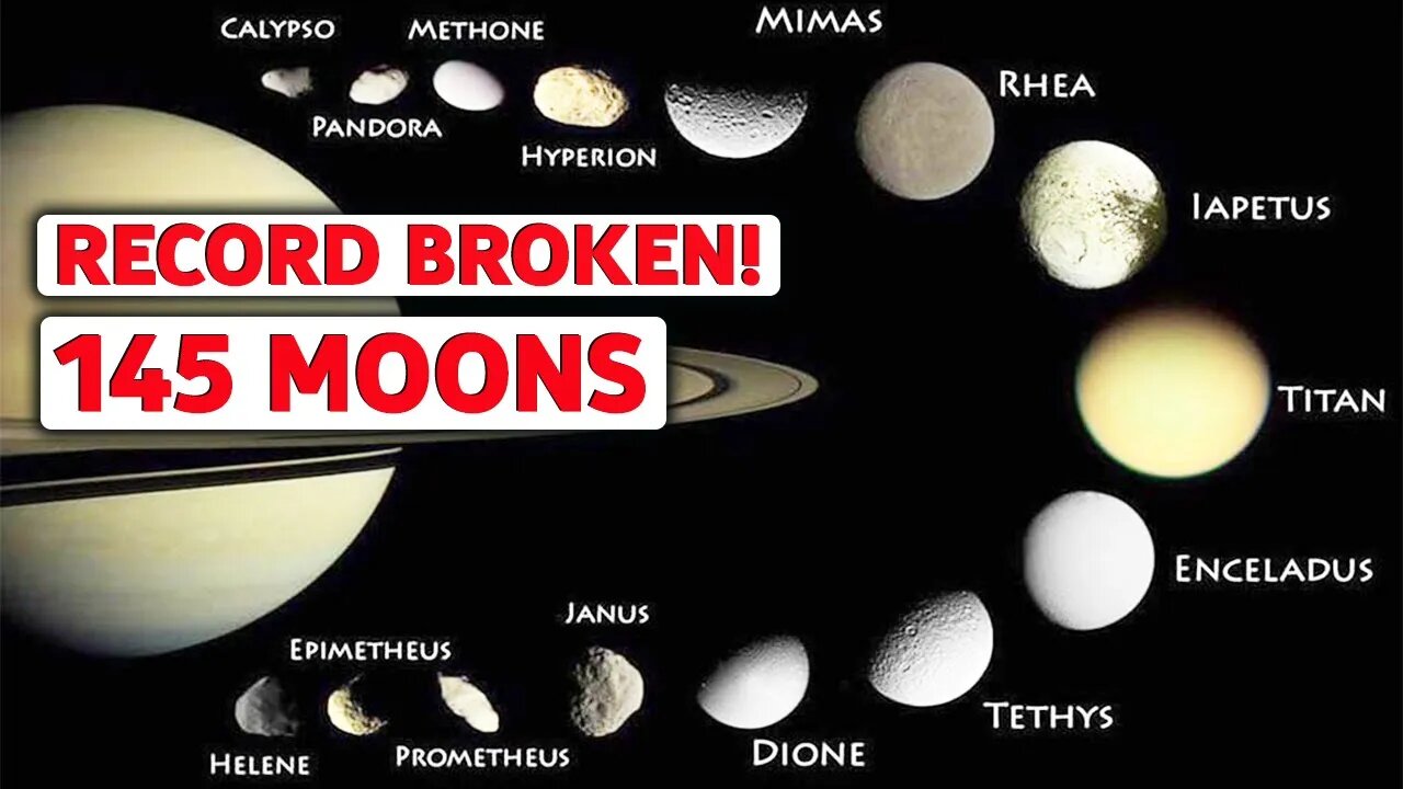 62 NEW MOONS DISCOVERED ORBITING SATURN, BRINGING THE TOTAL TO A RECORD ...