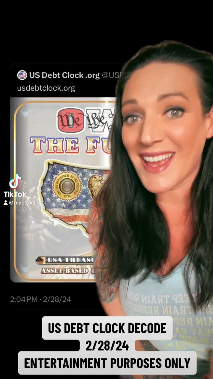 US DEBT CLOCK DECODE - 2/28/24 WE THE PEOPLE OWN THE FUTURE 💥 Debt ...