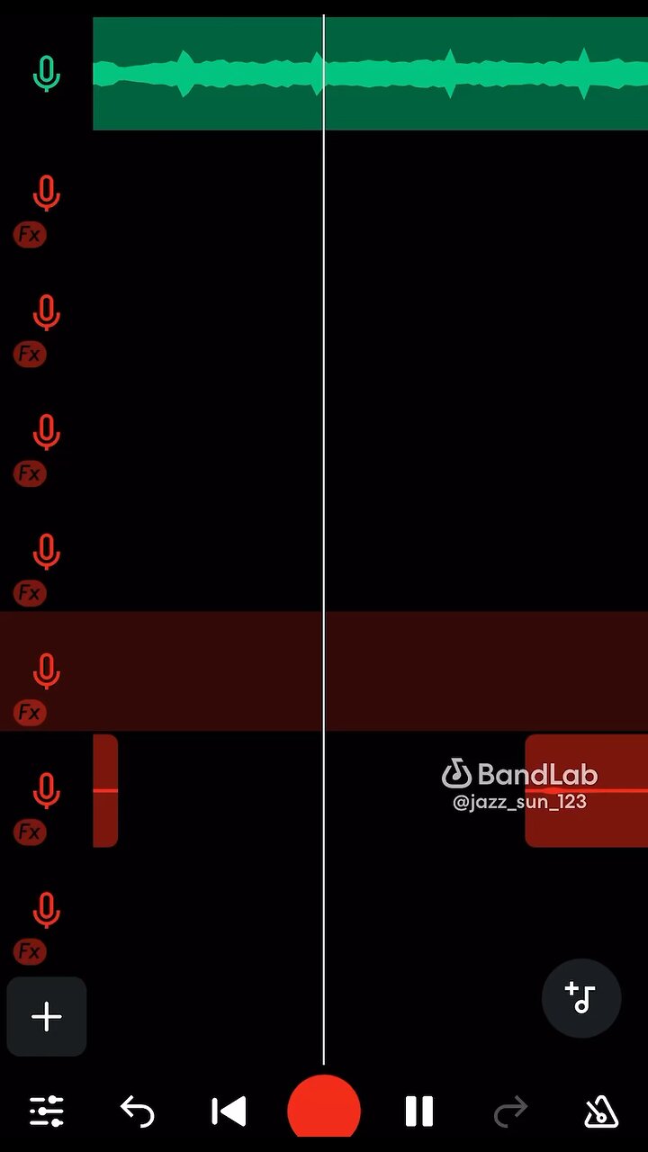 Making a song on BandLab using (IPHONE HEADPHONES)