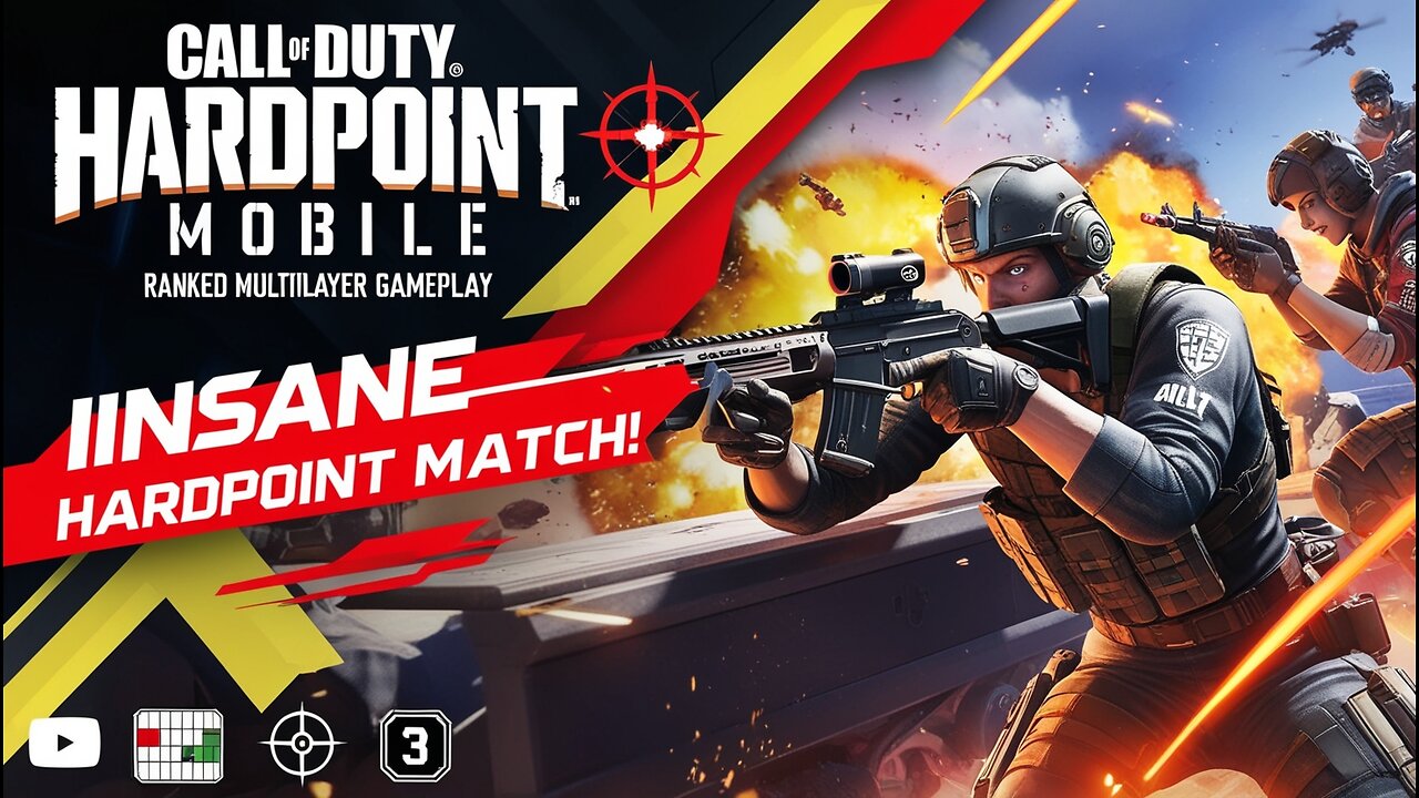 "🔥 Intense Call of Duty Mobile Hardpoint Ranked Match | Epic Blood ...