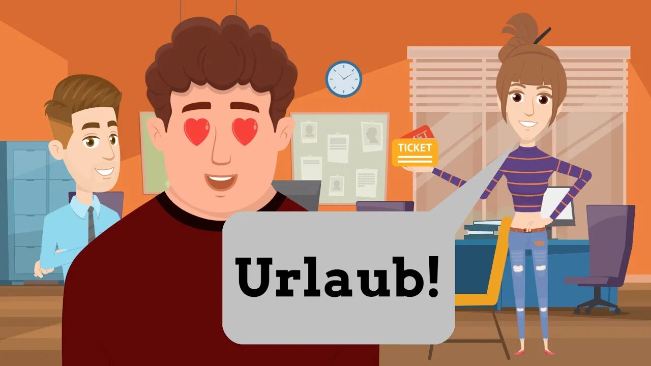 Deutsch lernen | Dialog | Ab in den Urlaub🏝 ️ | Wortschatz und wichtige Verben