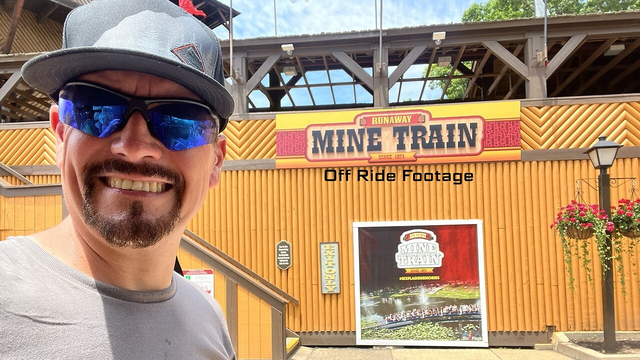 RUNAWAY MINE TRAIN at SIX FLAGS GREAT ADVENTURE, Jackson, New Jersey ...