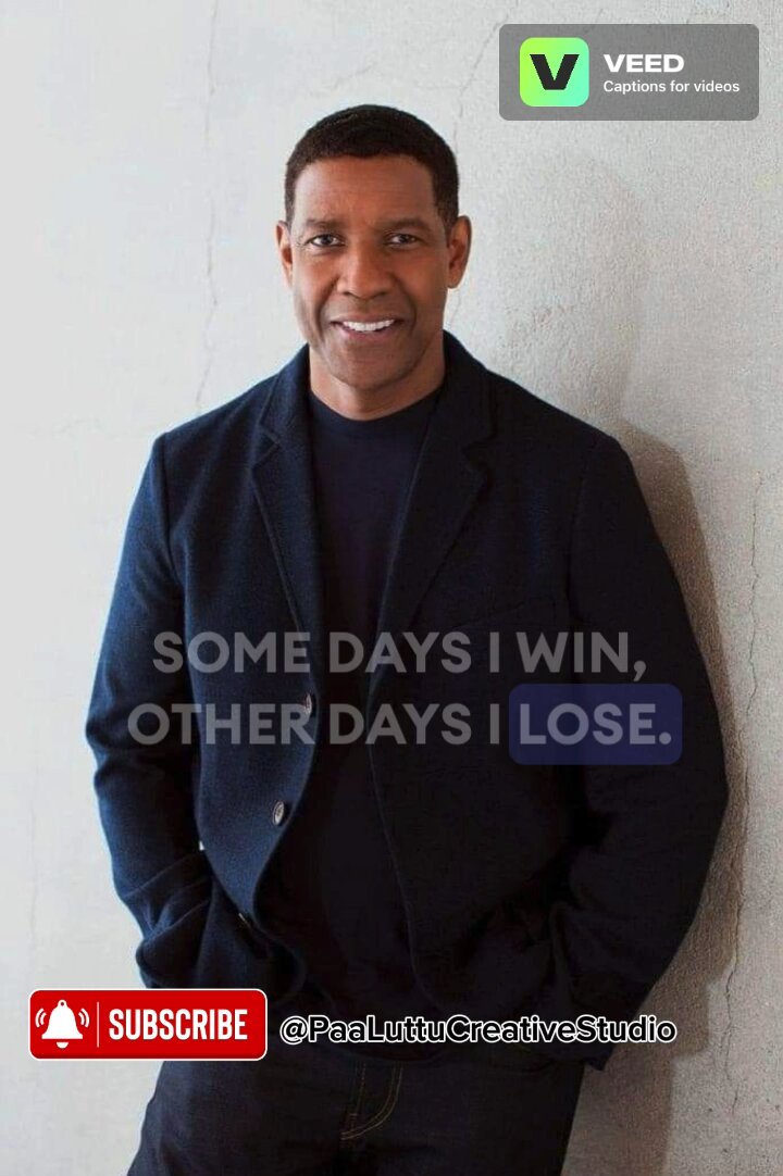 SOMETIMES I WIN, SOMETIMES I LOSE #motivation #denzelwashingtonquotes # ...