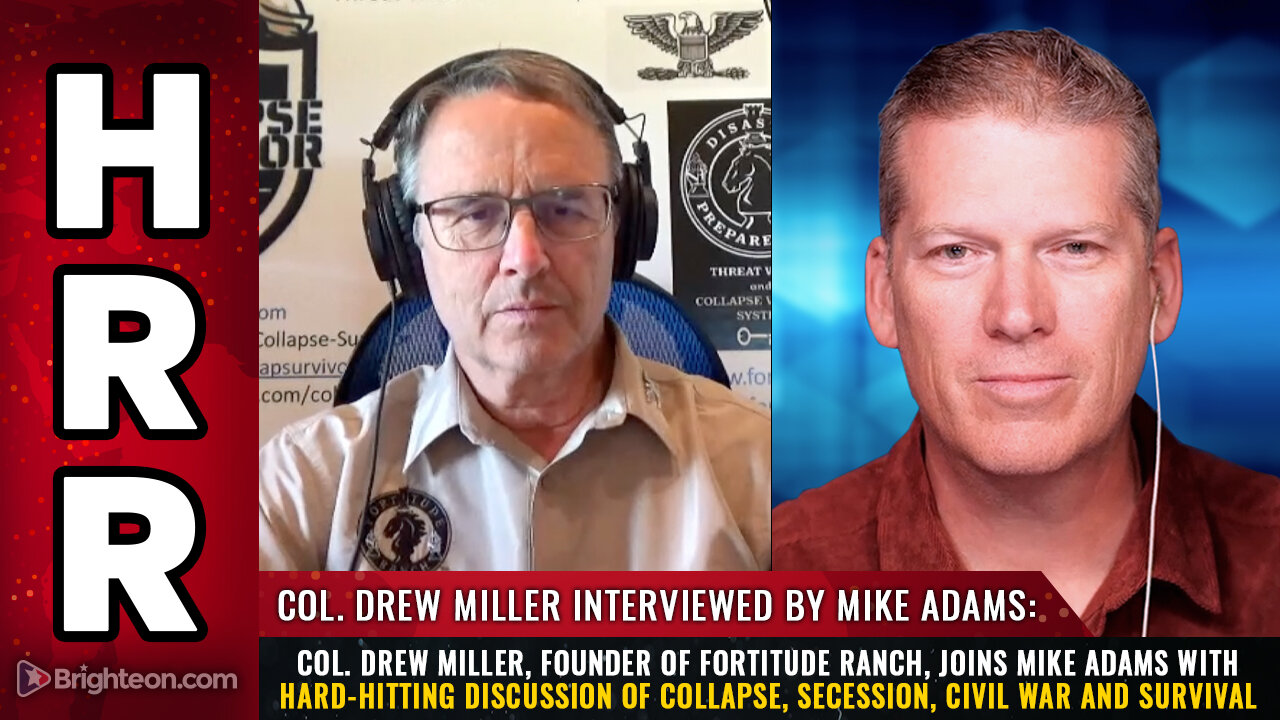 Col. Drew Miller, founder of Fortitude Ranch, joins Mike Adams with ...