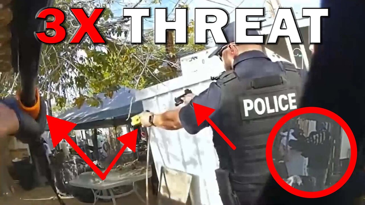 The Dynamic Trio Of Service Weapons Takes Down A Hostile Suspect! LEO ...