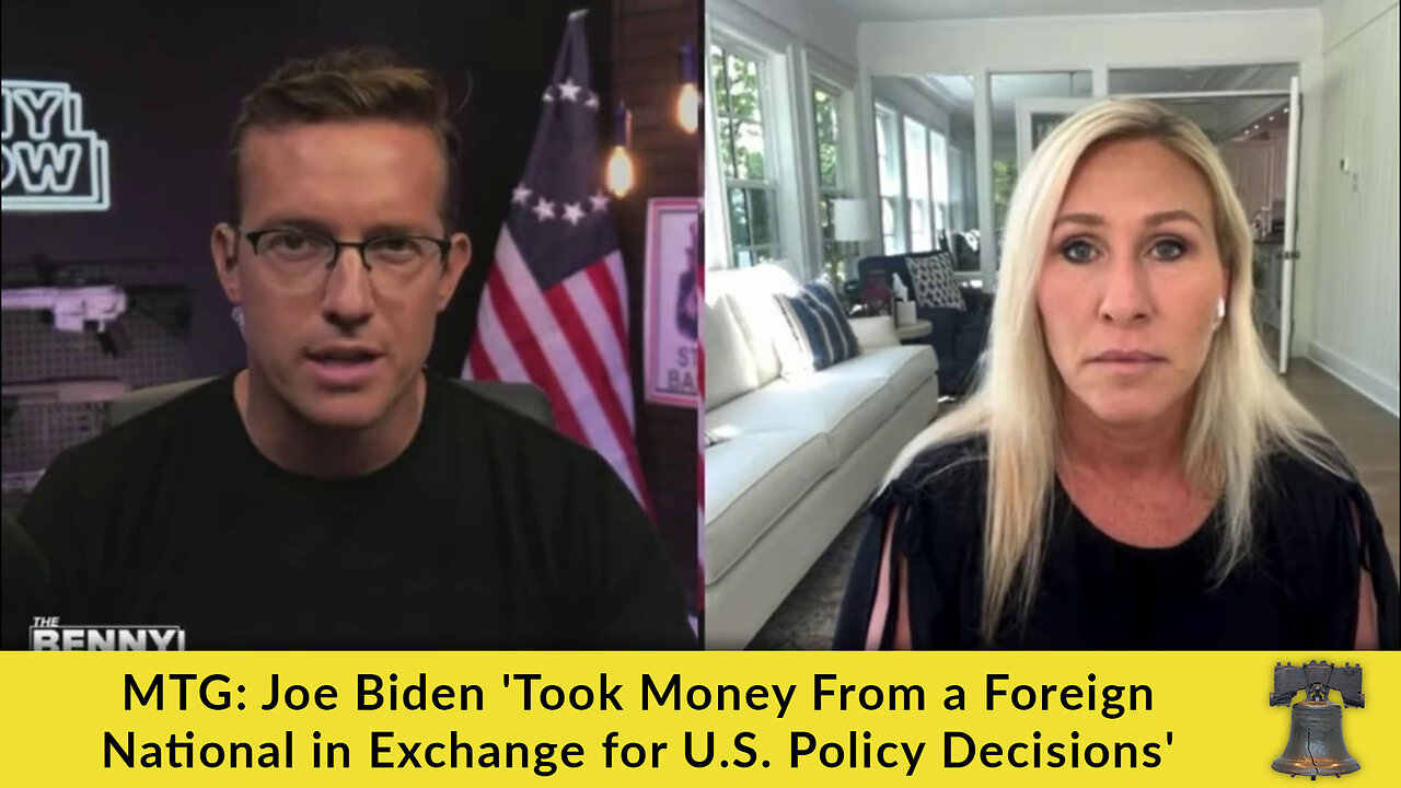 MTG: Joe Biden 'Took Money From a Foreign National in Exchange for U.S ...