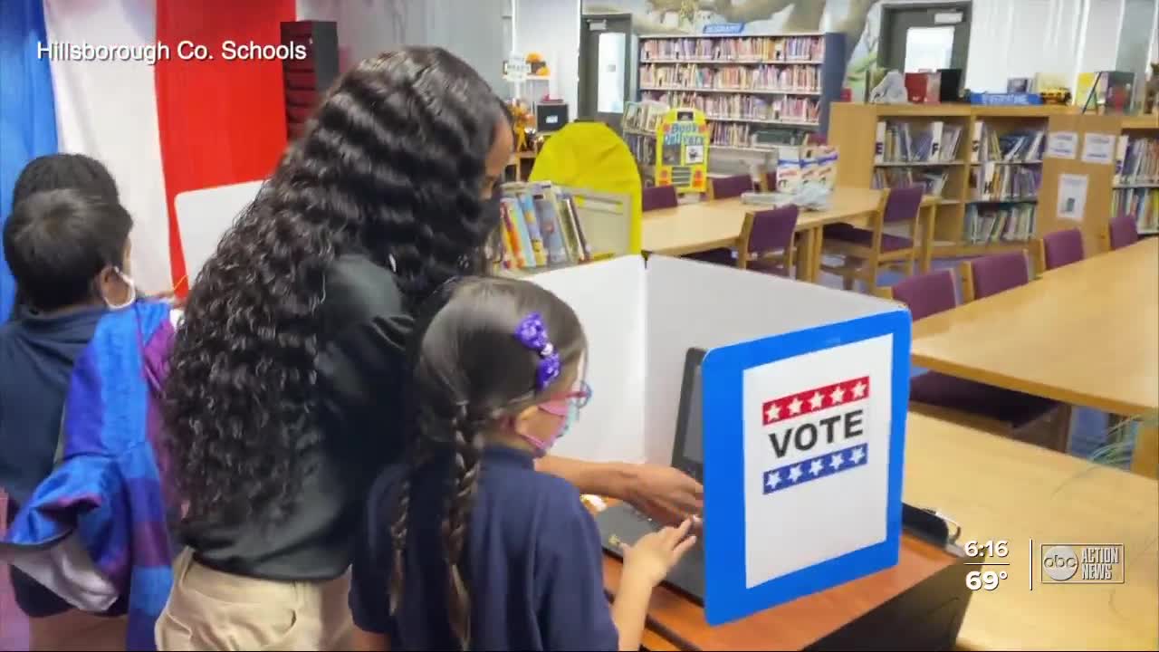 Teachers help students learn about election processes during busy ...