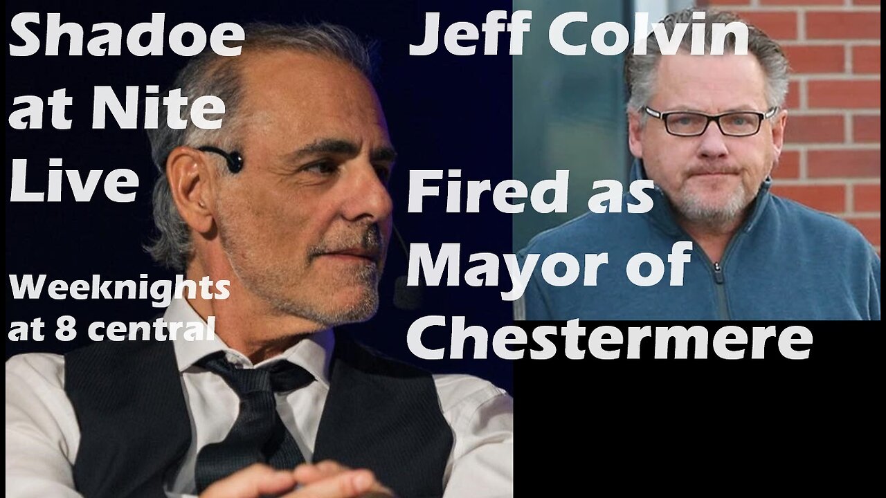 Shadoe at Nite Friday April 12th/2024 w/Former Mayor of Chestermere AB ...