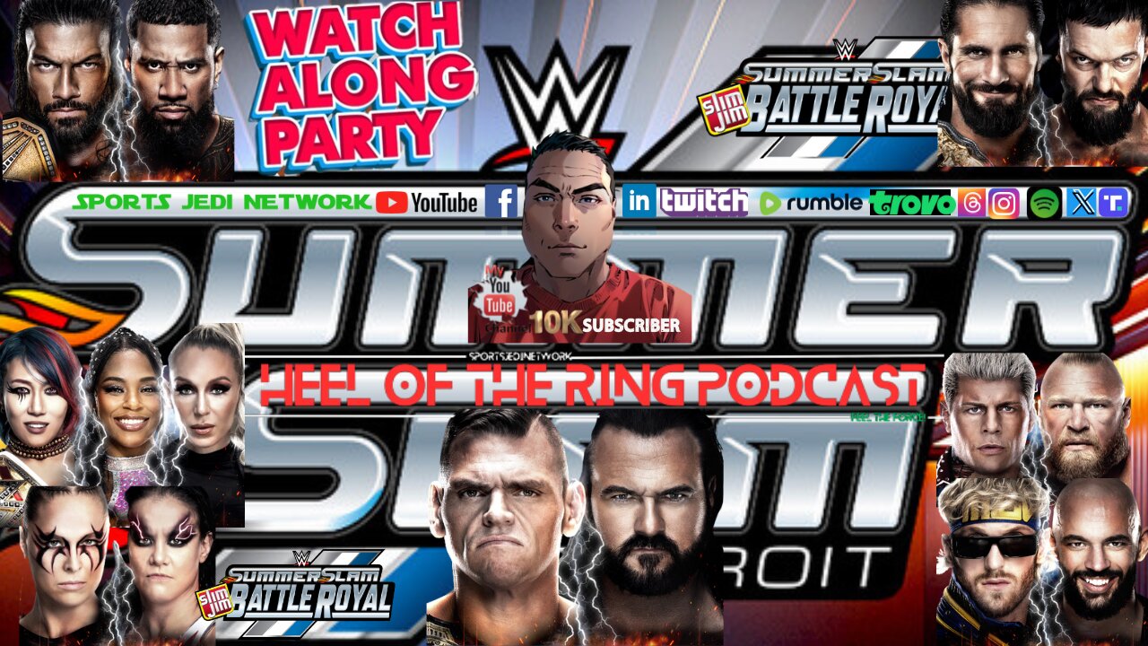 🟡WWE SUMMERSLAM 23 Live Reactions & Watch Along (No Footage Shown)|with ...