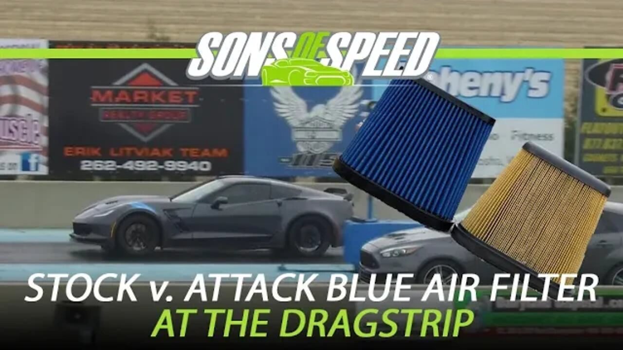 Attack Blue Air Filter Review at the Drag Strip - Stock v. Aftermarket ...