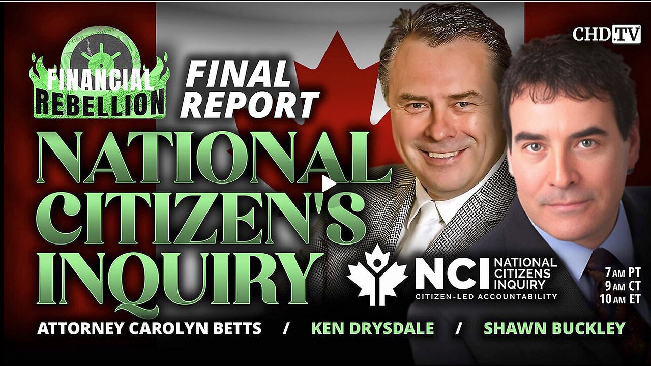 National Citizen Inquiry Final Report Reveals Canada’s Disastrous COVID ...