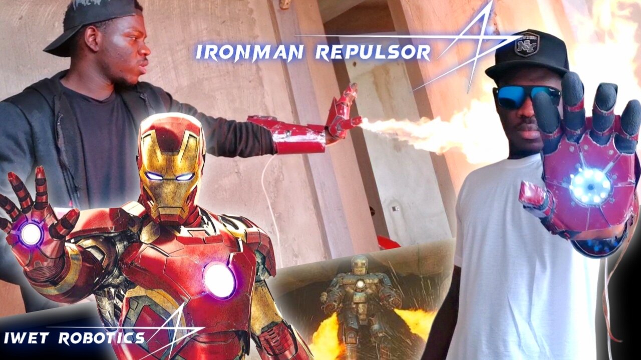 Real life Ironman suit repulsor