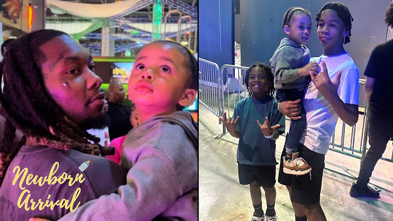 Offset Takes Son Wave To Spend Time & Toughen Up With His Older ...