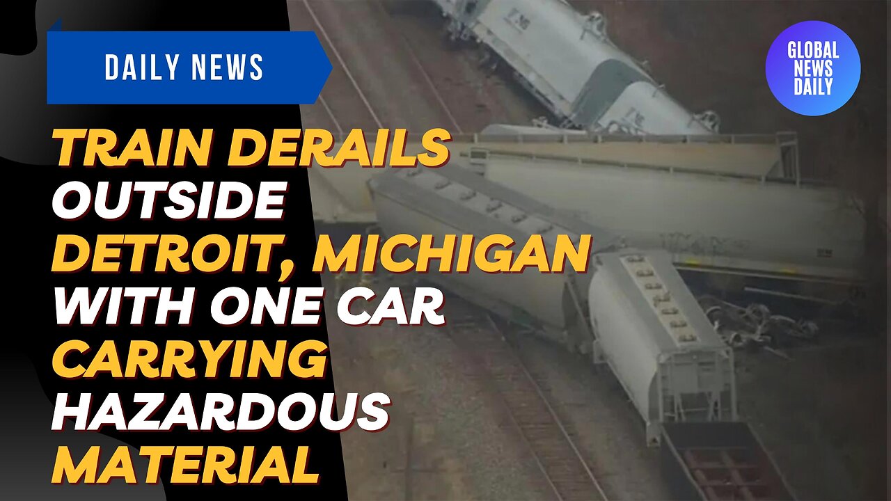 Train Derails Outside Detroit, Michigan With One Car Carrying Hazardous ...