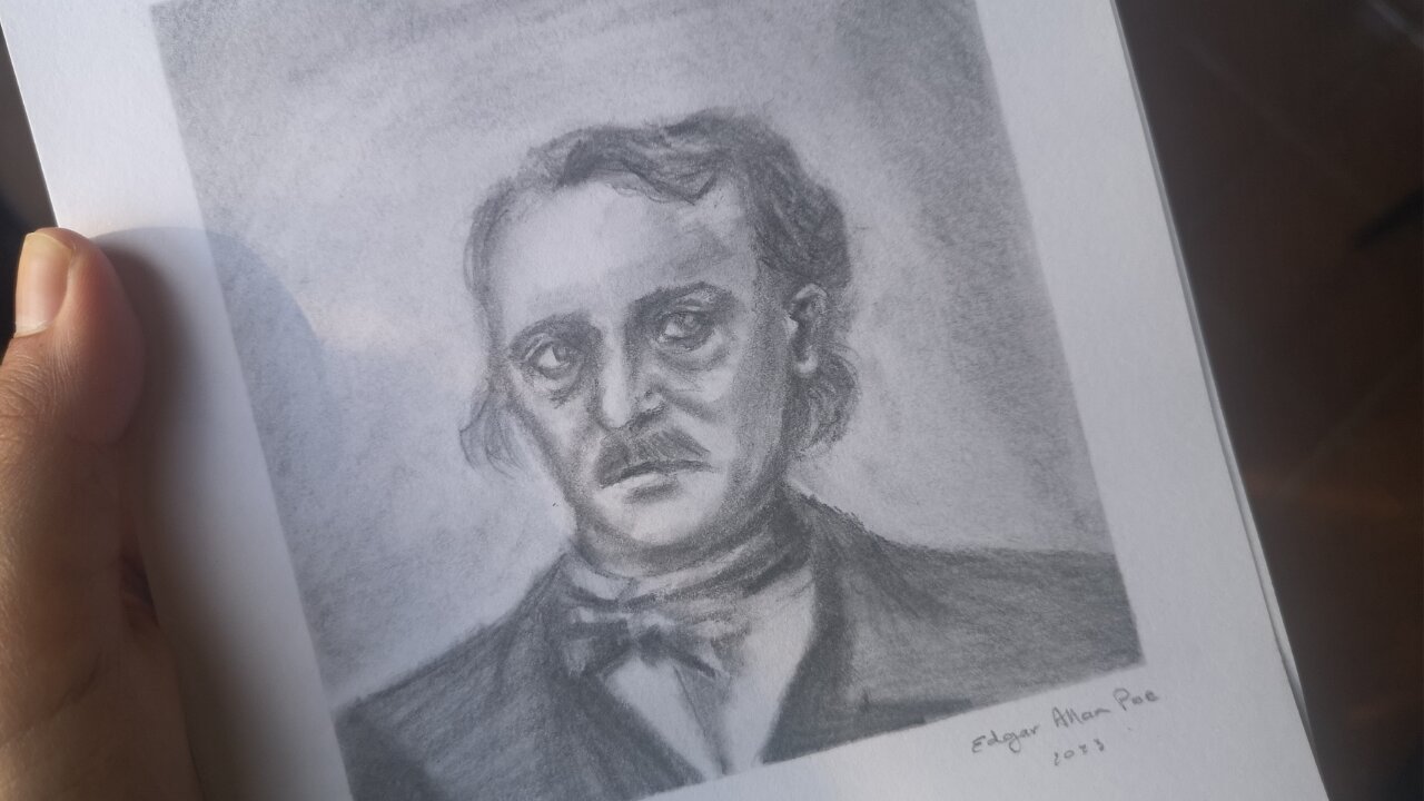Sketching Edgar Allan Poe || "Father of the Detective Story" || EPISODE 03