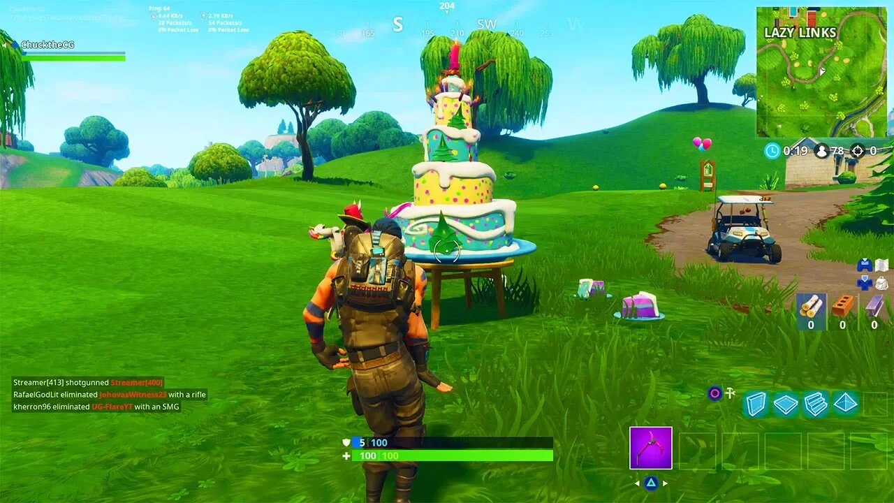 Fortnite "Dance in front of different Birthday Cakes" Locations ...